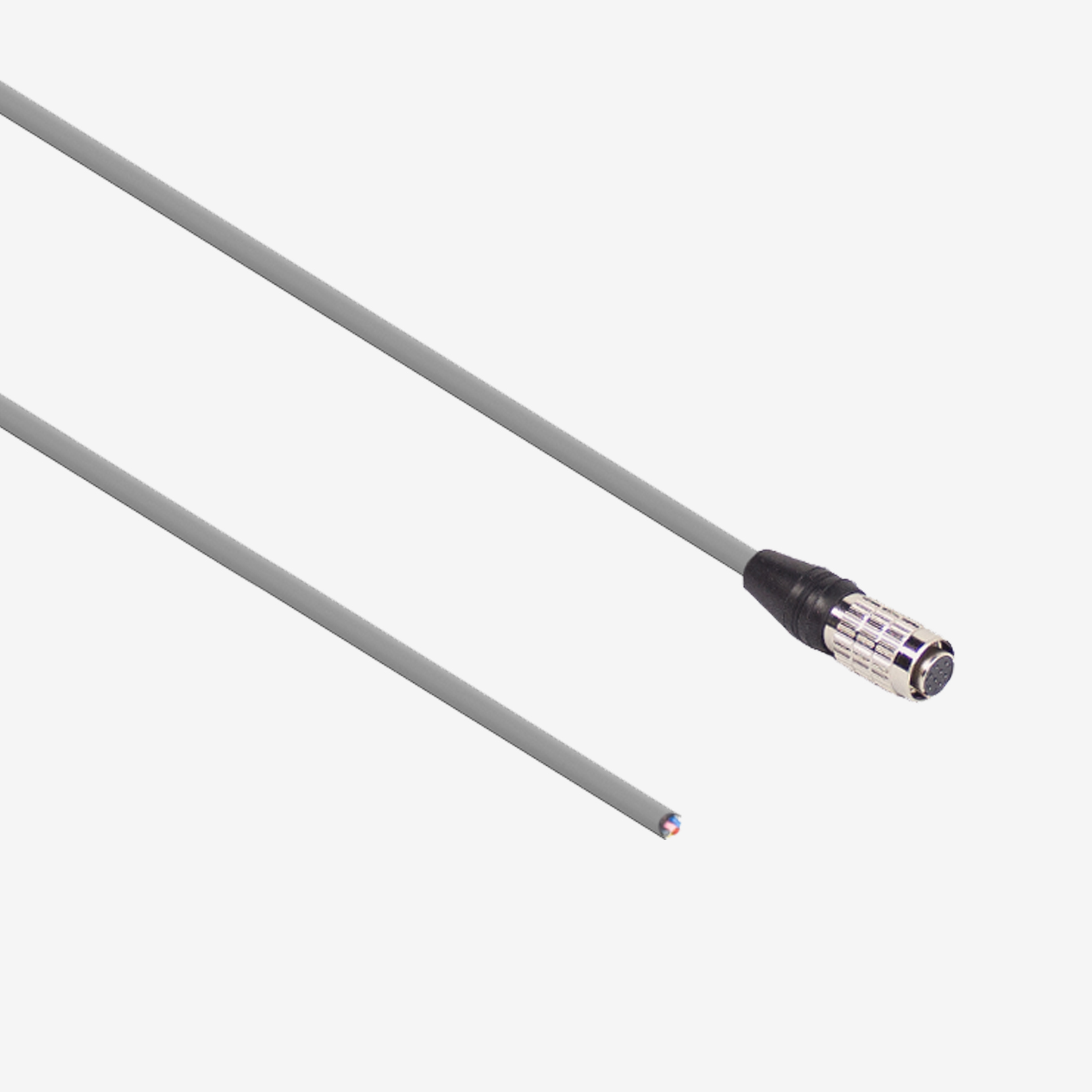 I/O, dragchain cable, straight, screwable, 5 m