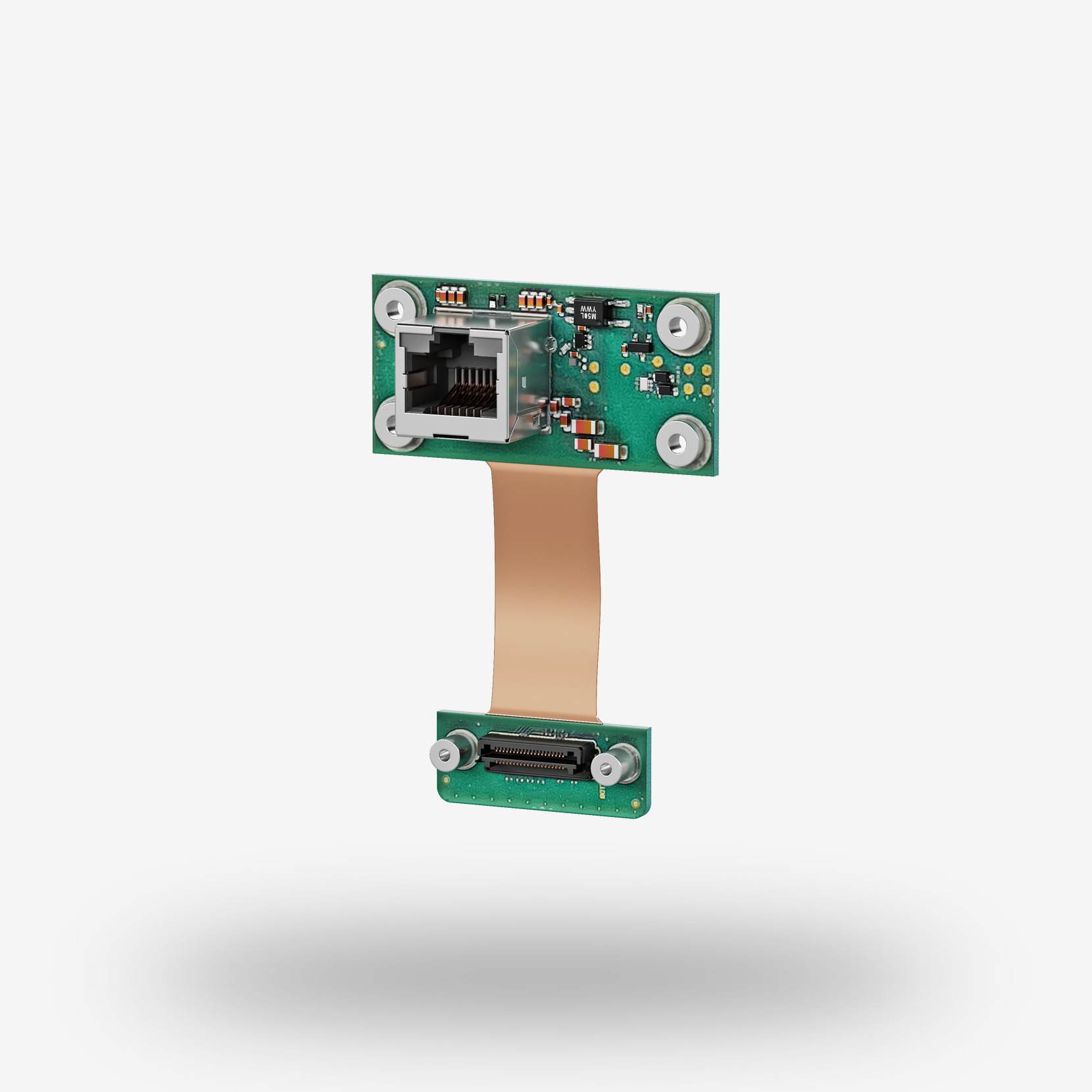 GigE Connector board, RJ45, Flex